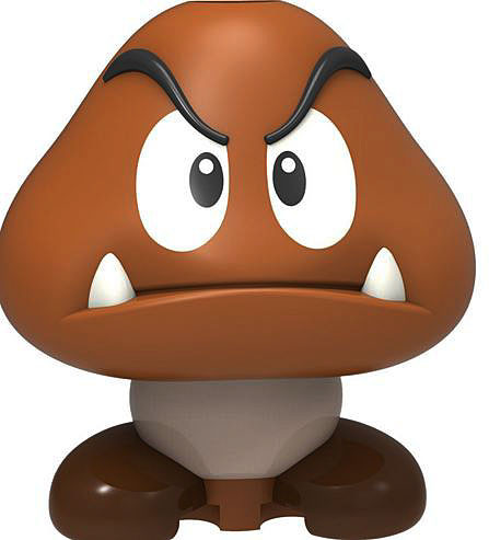 KNEX Super Mario Goomba Minifigure No Wings Loose - ToyWiz
