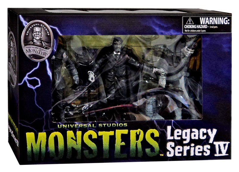 Universal Monsters Universal Monsters Black White Set 4 7 Action ...