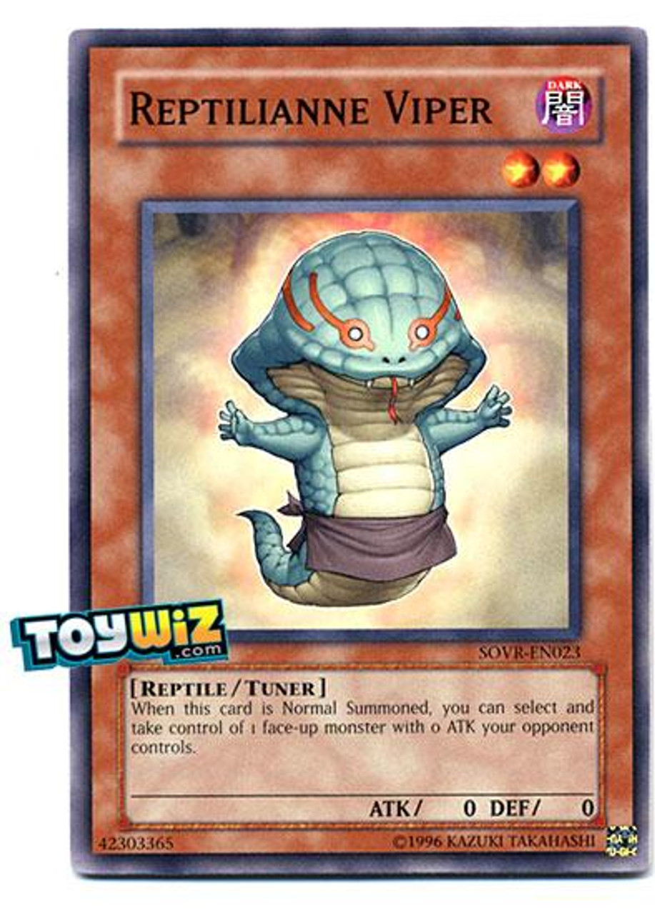 Yugioh Stardust Overdrive Single Card Common Reptilianne Viper Sovr