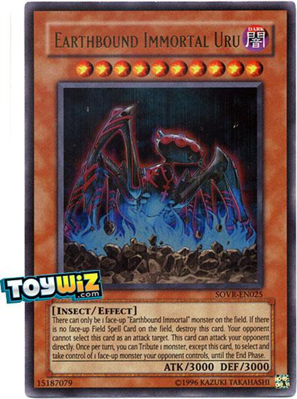 YuGiOh Stardust Overdrive Single Card Ultra Rare Earthbound Immortal Uru SOVR-EN025 - ToyWiz