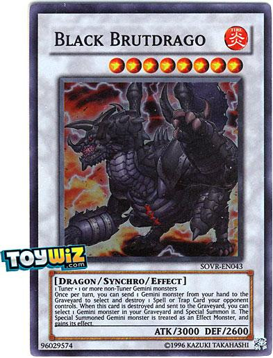 YuGiOh Stardust Overdrive Single Card Super Rare Black Brutdrago SOVR ...