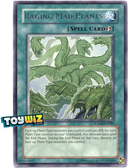 YuGiOh Stardust Overdrive Single Card Rare Raging Mad Plants SOVR-EN060 ...