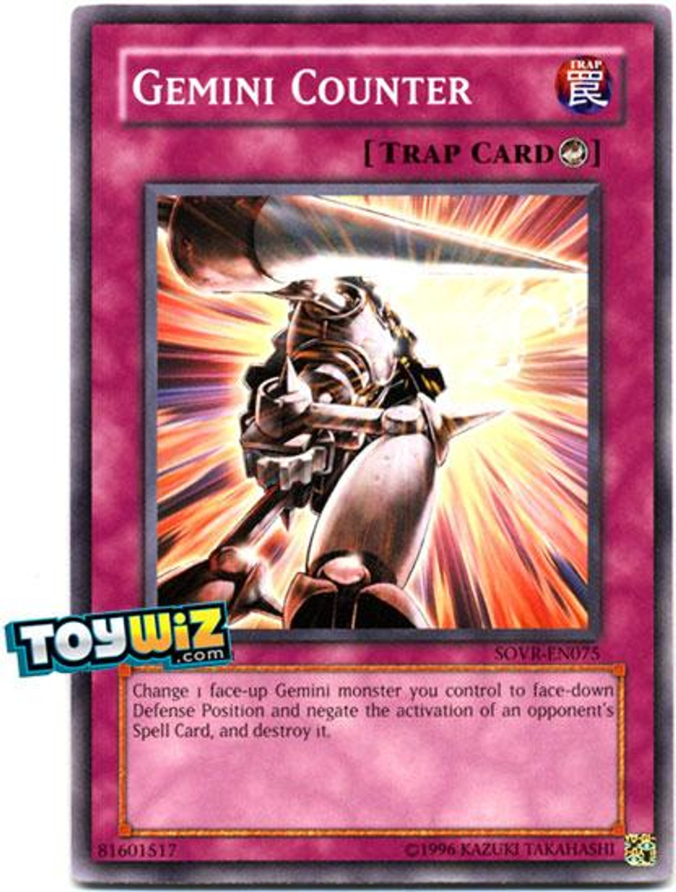 Yugioh Stardust Overdrive Single Card Common Gemini Counter Sovr En075