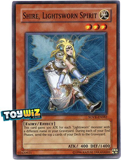 YuGiOh Stardust Overdrive Single Card Super Rare Shire, Lightsworn ...