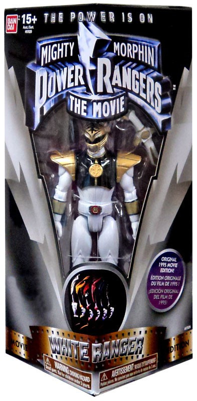 Mighty Morphin Power Rangers The Movie White Ranger Exclusive 5 Action Figure Bandai - ToyWiz