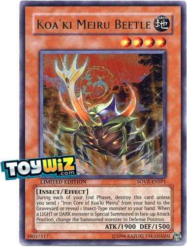 YuGiOh Stardust Overdrive Single Card Ultra Rare Koaki Meiru Beetle ...