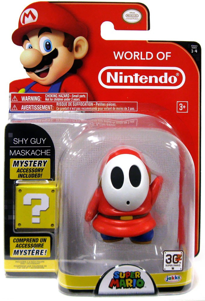 World of Nintendo Series 4 Shy Guy 4 Action Figure With Coin Jakks ...