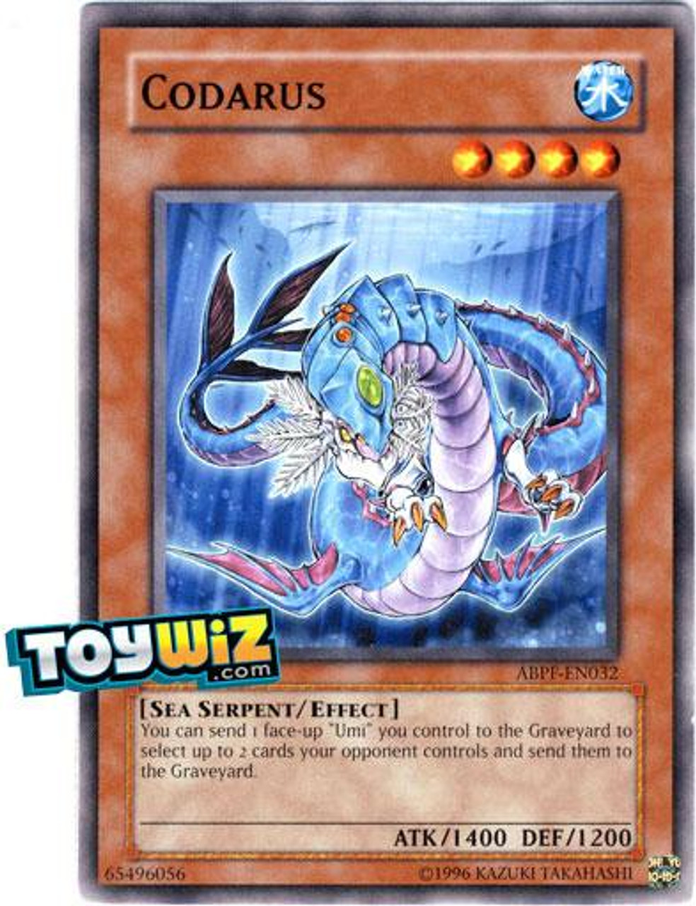 Yugioh Absolute Powerforce Single Card Common Codarus Abpf En032 Toywiz