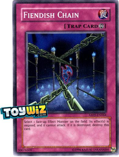 YuGiOh Absolute Powerforce Single Card Super Rare Fiendish Chain ABPF ...