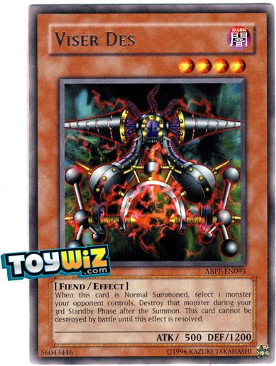 Yugioh Absolute Powerforce Single Card Rare Viser Des Abpf En093 Toywiz