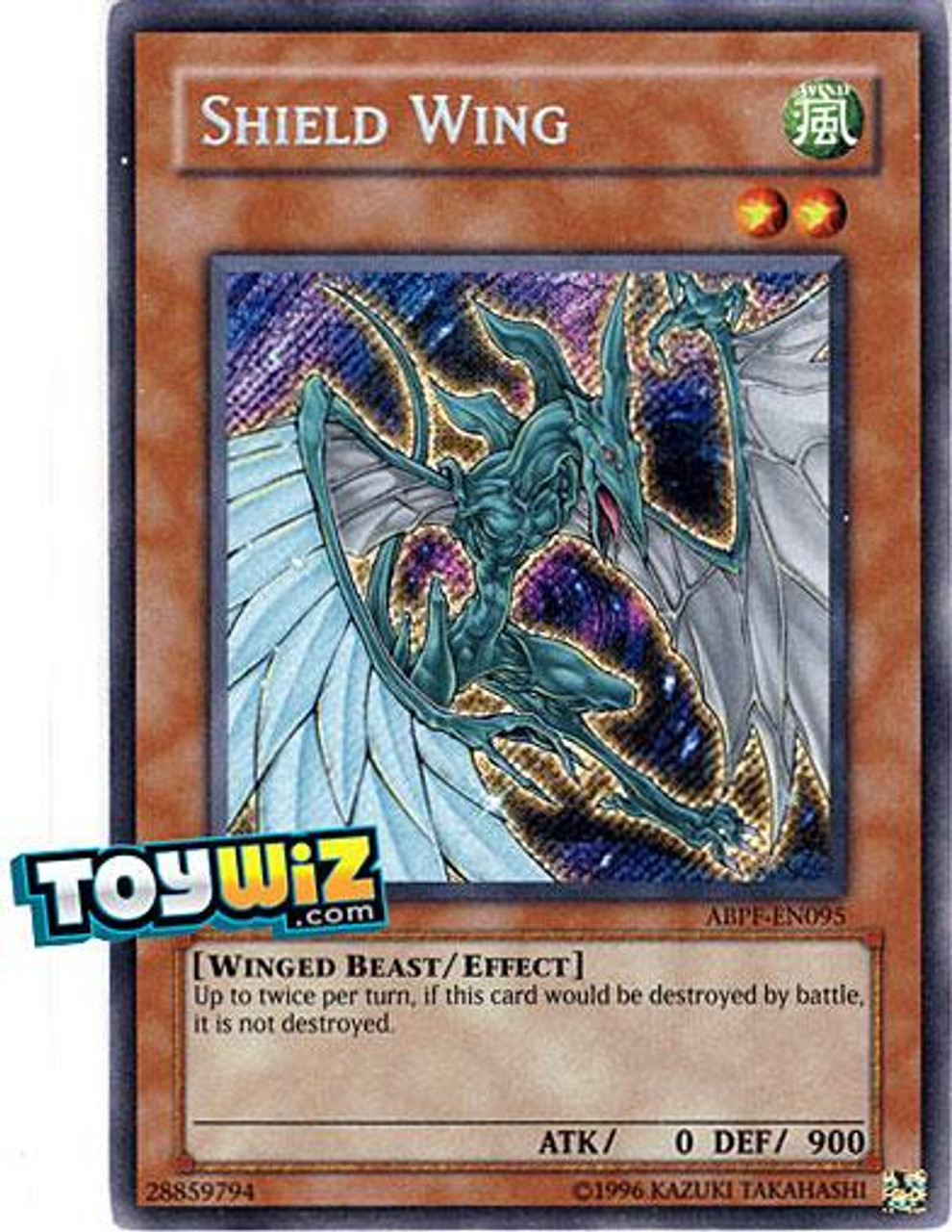Yugioh Absolute Powerforce Single Card Secret Rare Shield Wing Abpf
