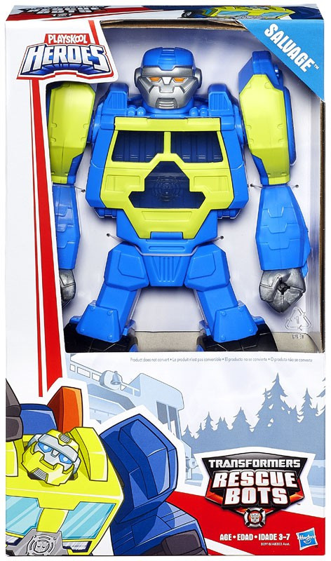 Transformers Rescue Bots Playskool Heroes Salvage 11 Action Figure Epic ...