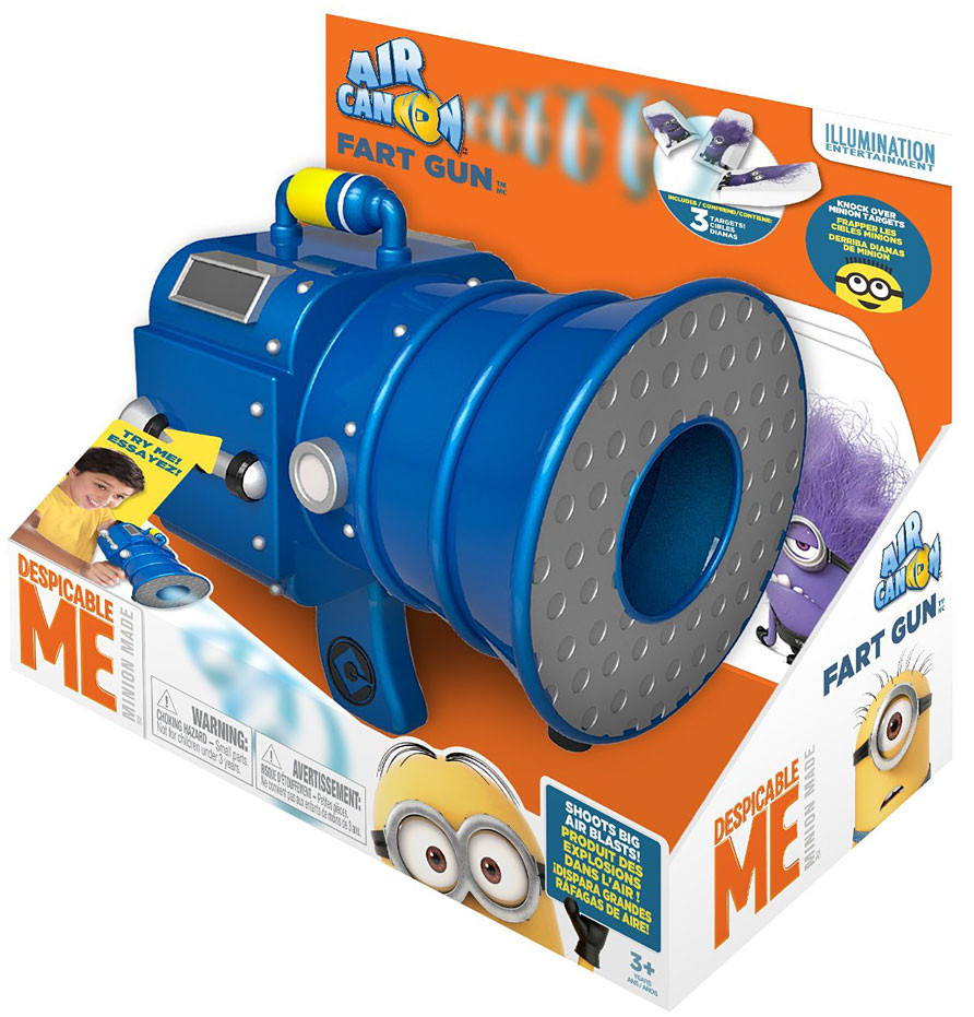 Despicable Me Minions Minions Fart Gun Air Cannon Roleplay Toy ...