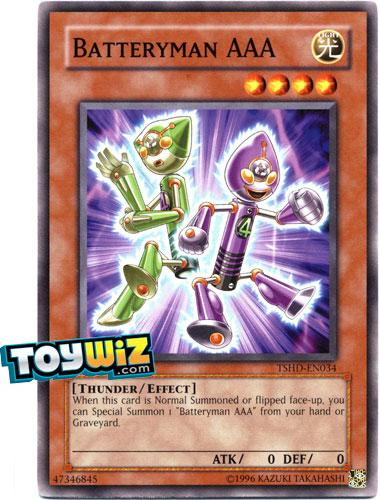 YuGiOh 5Ds The Shining Darkness Single Card Common Batteryman AAA TSHD ...