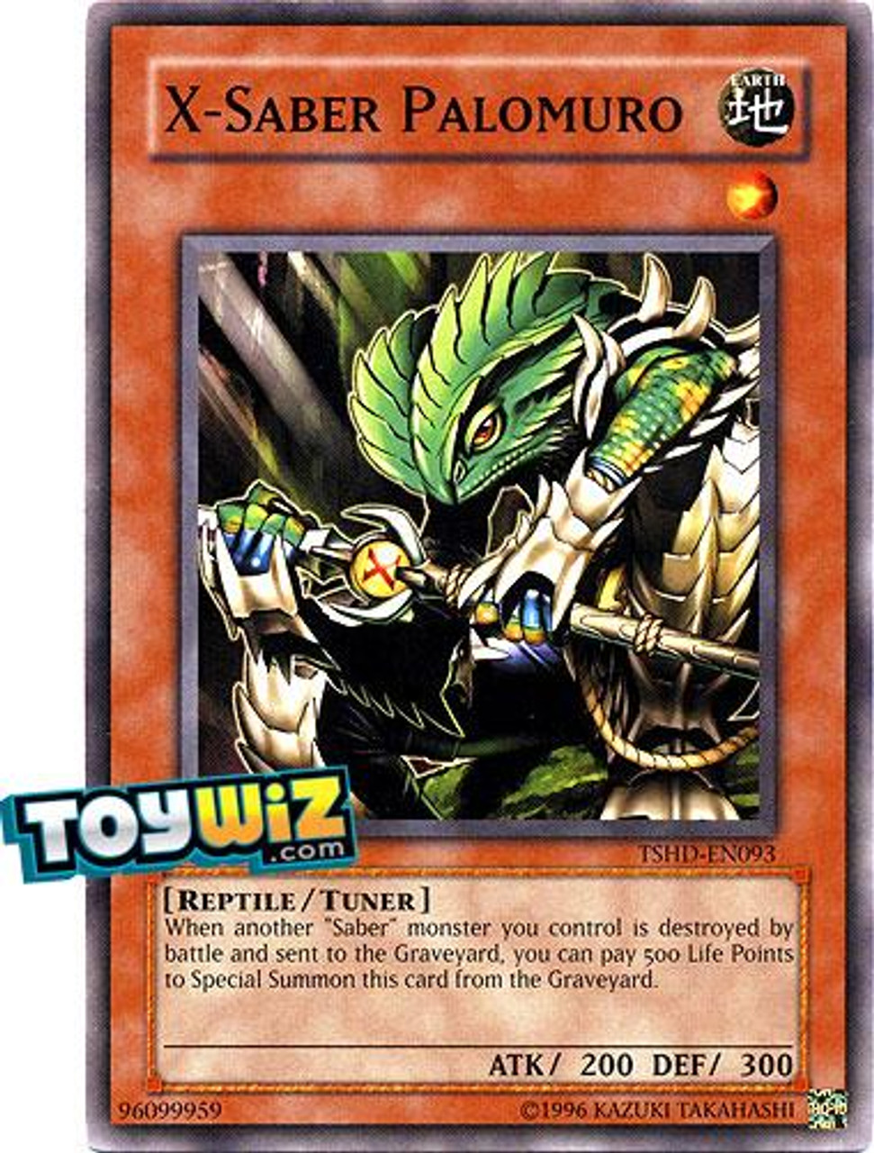 YuGiOh 5Ds The Shining Darkness Single Card Common X-Saber Palomuro TSHD-EN093 - ToyWiz