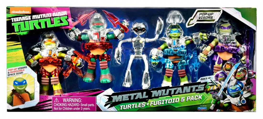 Teenage Mutant Ninja Turtles Nickelodeon Metal Mutants Turtles Fugitoid ...