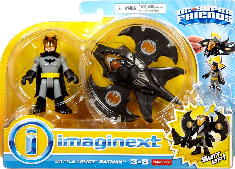 Fisher Price DC Super Friends Batman Imaginext Battle Armor Batman 3 ...