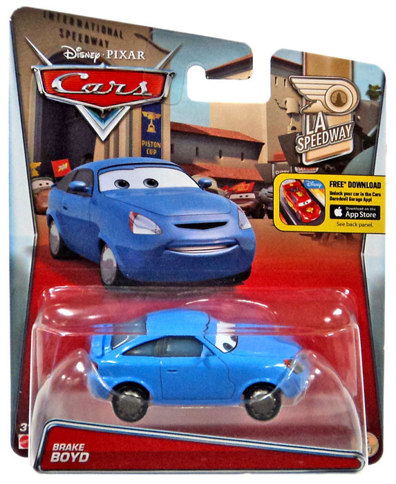 Disney Pixar Cars LA Speedway Brake Boyd 155 Diecast Car 511 Mattel ...