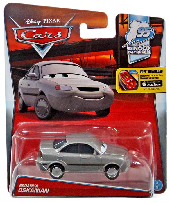 Disney Pixar Cars 95 Dinoco Daydream Sedanya Oskanian 155 Diecast Car ...