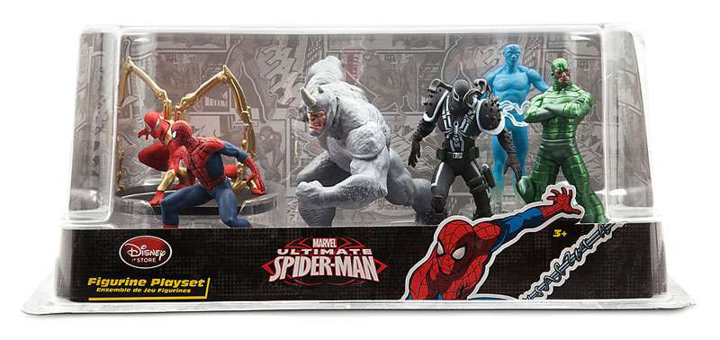 Disney Marvel Ultimate Spider-Man 6-Piece PVC Figure Play Set Spider ...