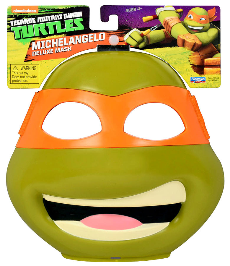 Teenage Mutant Ninja Turtles Nickelodeon Michelangelo Deluxe Mask ...