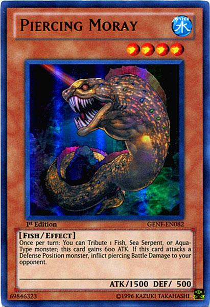 YuGiOh Zexal Generation Force Single Card Ultra Rare Piercing Moray ...