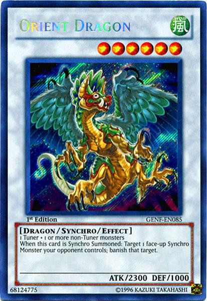 YuGiOh Zexal Generation Force Single Card Secret Rare Orient Dragon ...