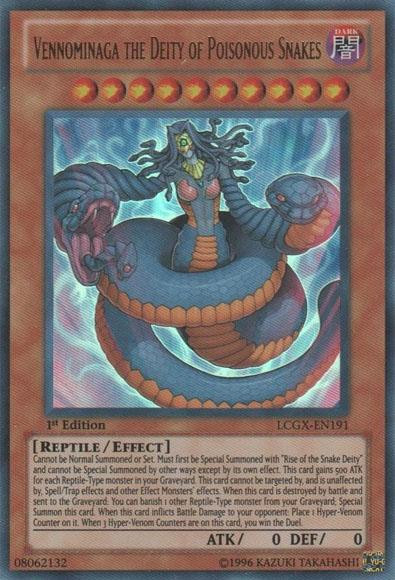 YuGiOh GX Legendary Collection 2 Single Card Ultra Rare Vennominaga the Deity of Poisonous ...