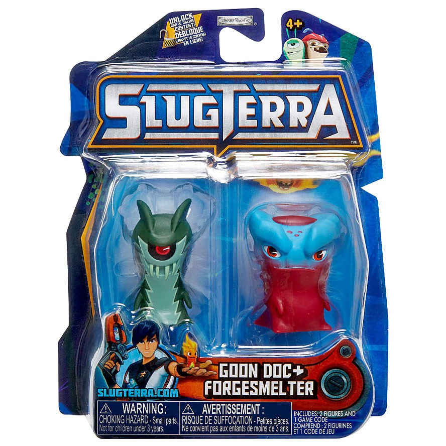 Slugterra Series 4 Goon Doc Forgesmelter Mini Figure 2-Pack Jakks ...