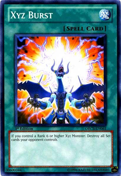 YuGiOh 5Ds Order of Chaos Single Card Common Xyz Burst ORCS-EN061 - ToyWiz