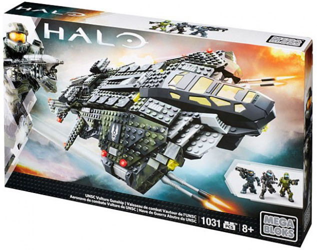 Mega Bloks Halo UNSC Vulture Gunship Set 38140 - ToyWiz