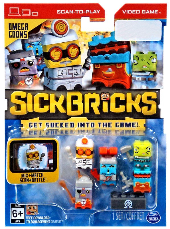 Sick Bricks Spin Docter, Omega Blaster, Magna Minion, Sludge Hammer ...
