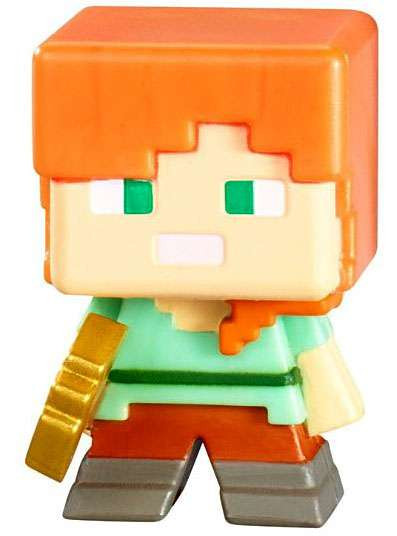 Minecraft Netherrack Series 3 Alex 1 Mini Figure Loose Mattel Toys - ToyWiz