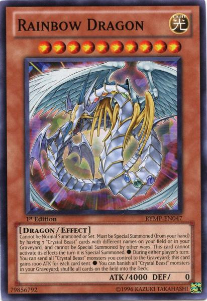YuGiOh GX Ra Yellow Mega-Pack Single Card Common Rainbow Dragon RYMP ...