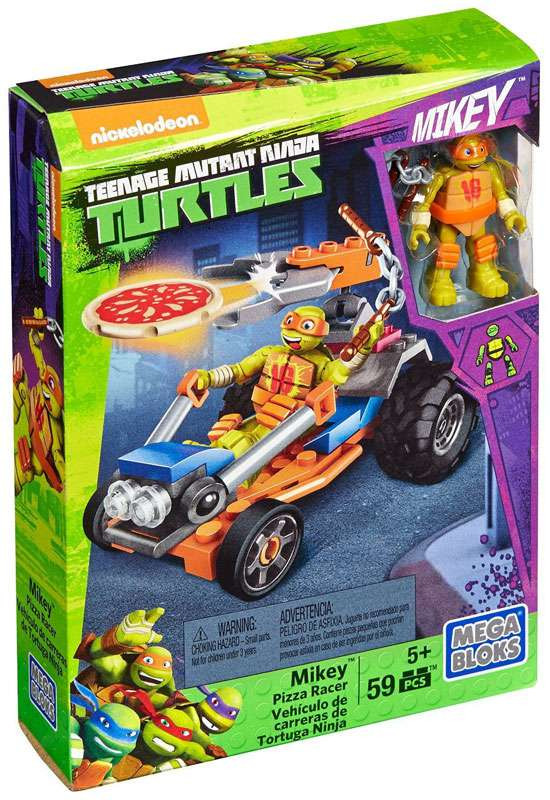 Mega Bloks Teenage Mutant Ninja Turtles Animation Mikeys Pizza Racer ...