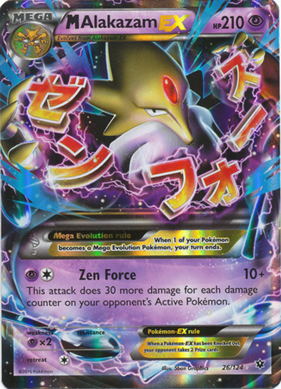 Pokemon X Y Fates Collide Single Card Ultra Rare Holo EX Mega Alakazam ... Pokemon X Y Fates Collide Single Card Ultra Rare Holo EX Mega Alakazam ...