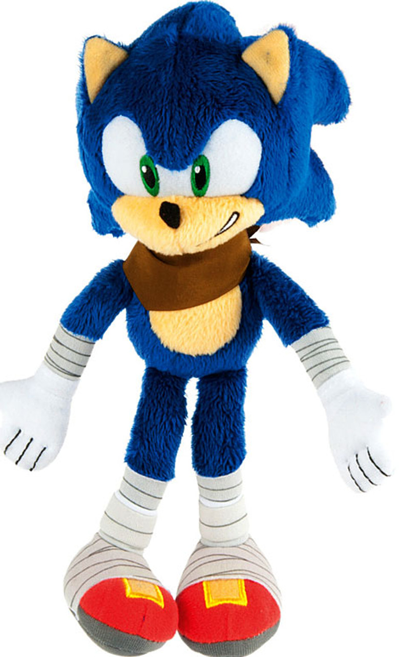 Sonic The Hedgehog Sonic Boom Sonic 8 Plush Showing Teeth Tomy Toywiz