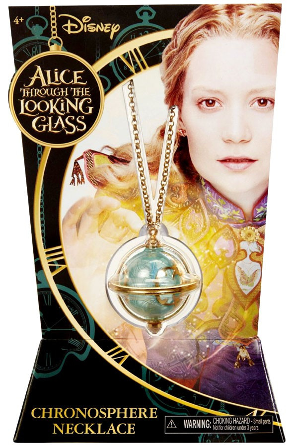 Disney Alice Through the Looking Glass Chronosphere Necklace Jakks ...