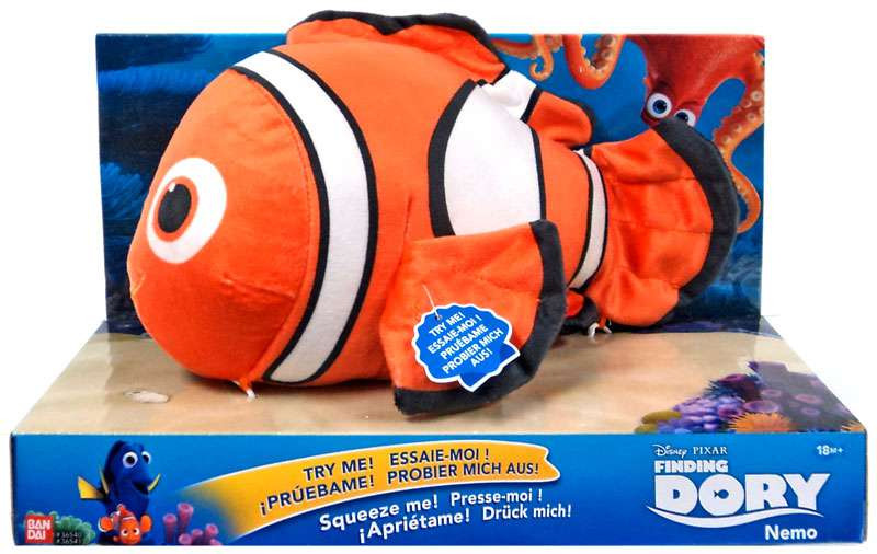 Disney Pixar Finding Dory Nemo 10 Talking Plush Bandai - ToyWiz