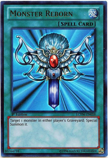 YuGiOh Legendary Collection 3 Single Card Ultra Rare Monster Reborn LCYW-EN058 - ToyWiz