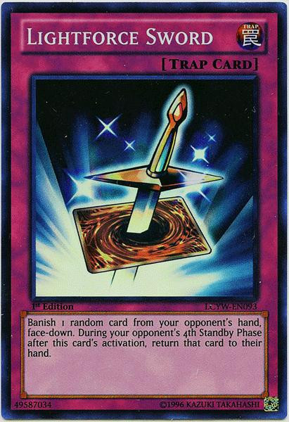 YuGiOh Legendary Collection 3 Single Card Super Rare Lightforce Sword ...