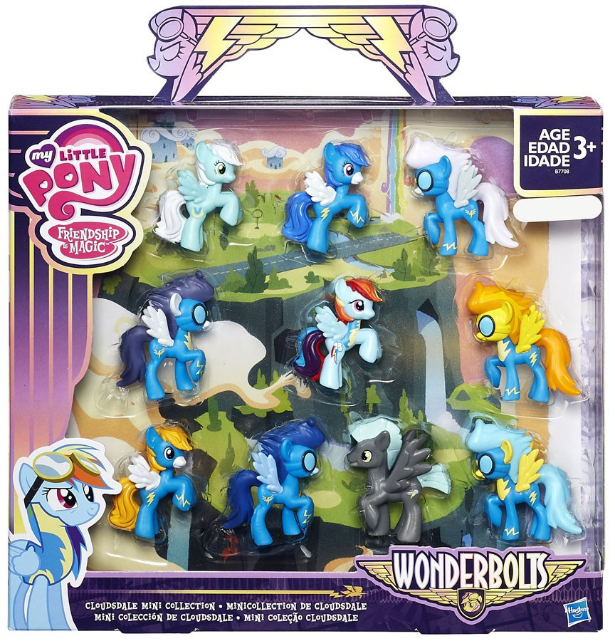 My Little Pony Friendship is Magic Wonderbolts Cloudsdale Mini ...