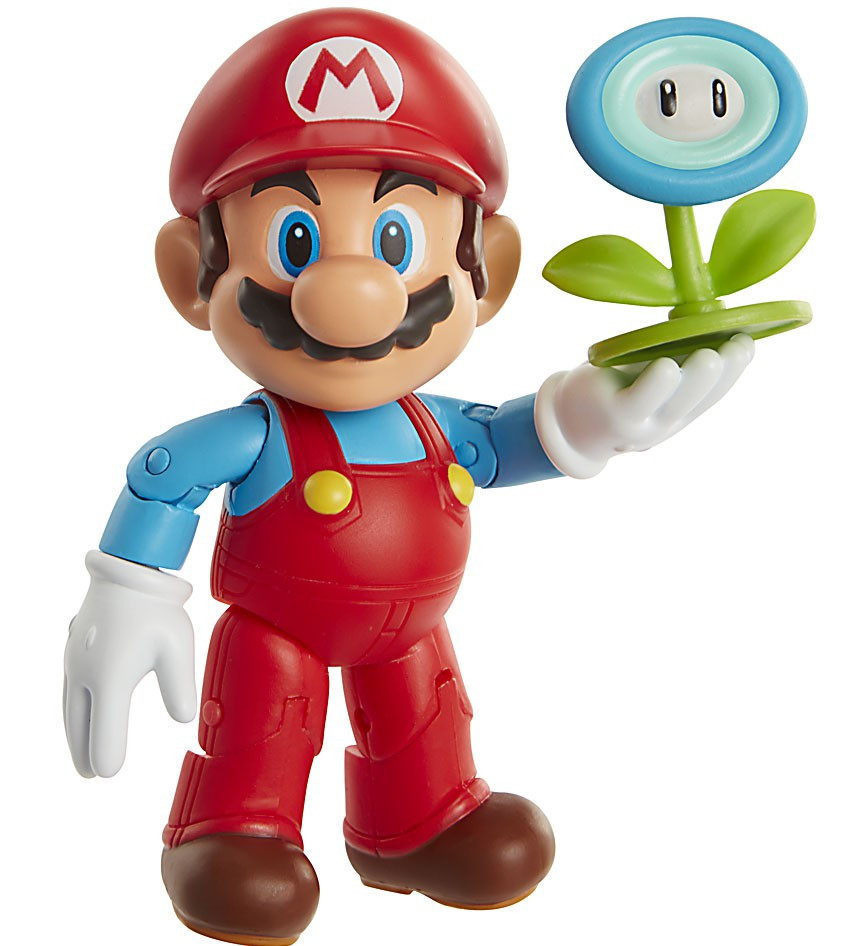 World of Nintendo Ice Mario with Ice Ball 4 Action Figure Jakks Pacific ...