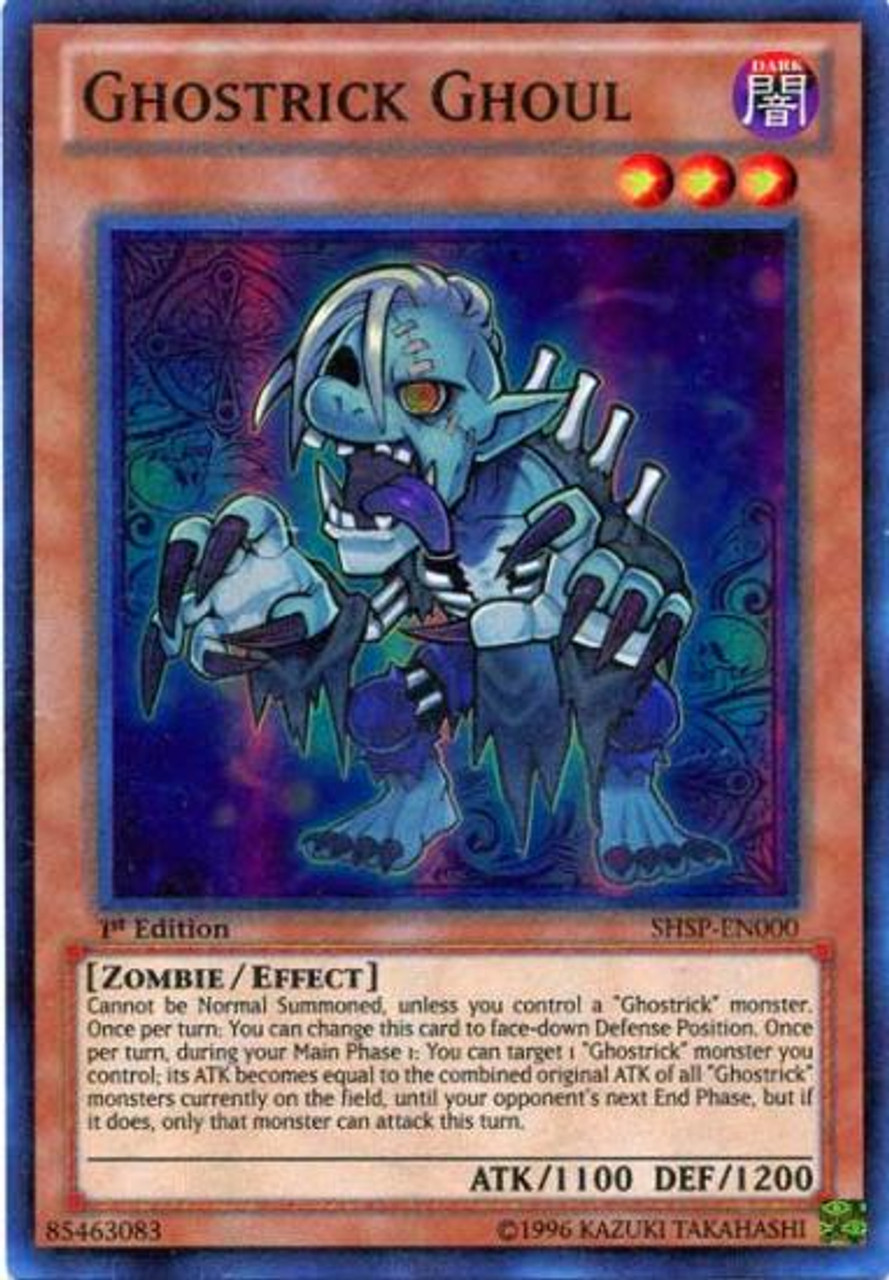 Yugioh Zexal Shadow Specters Single Card Super Rare Ghostrick Ghoul