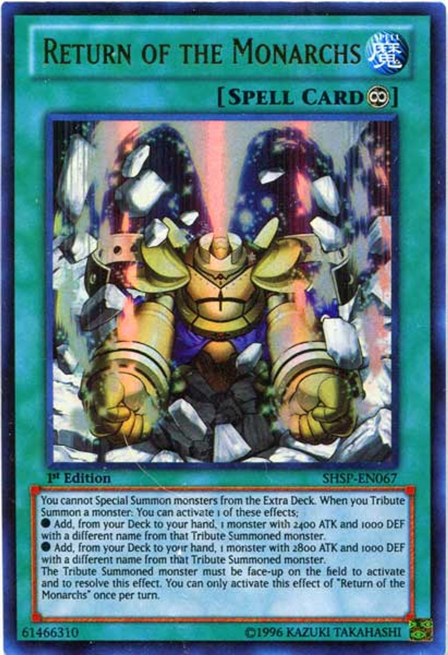 Yugioh Zexal Shadow Specters Single Card Ultra Rare Return Of The
