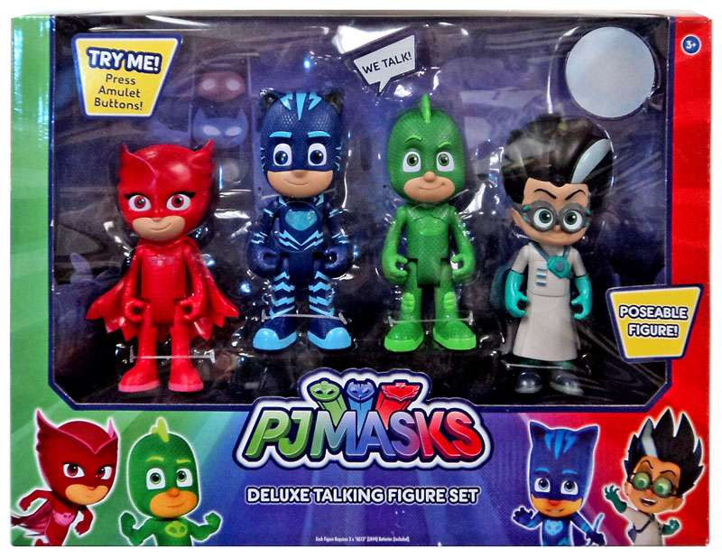 Disney Junior PJ Masks Catboy, Gekko, Owlette Romeo Exclusive 5 Talking ...