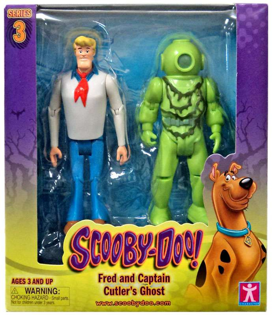 Scooby Doo Series 3 Fred Captain Cutlers Ghost Action Figure 2 Pack Zoink Toywiz
