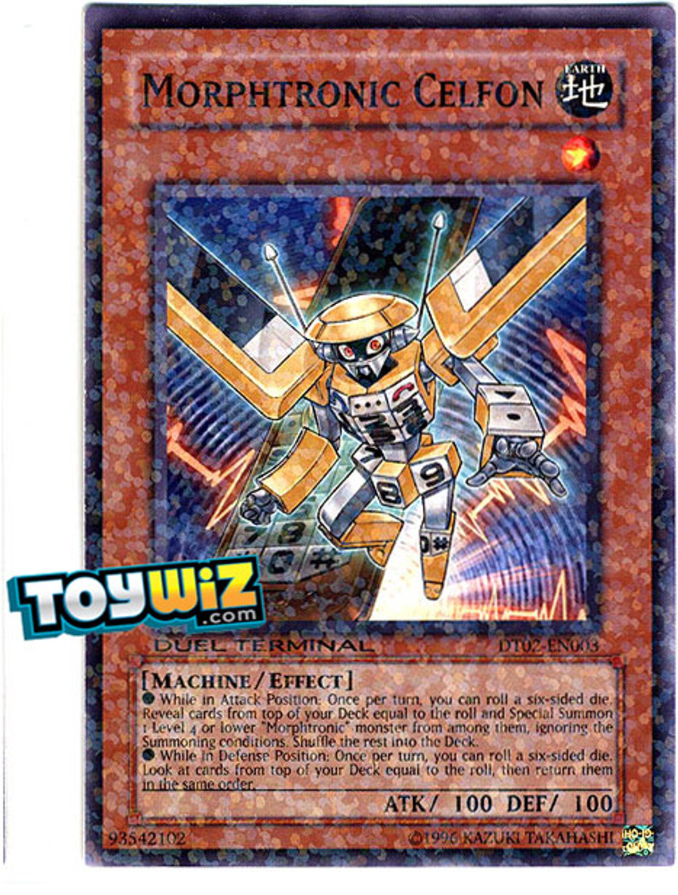 YuGiOh 5Ds Duel Terminal 2 Single Card Parallel Rare Morphtronic Celfon DT02-EN003 - ToyWiz