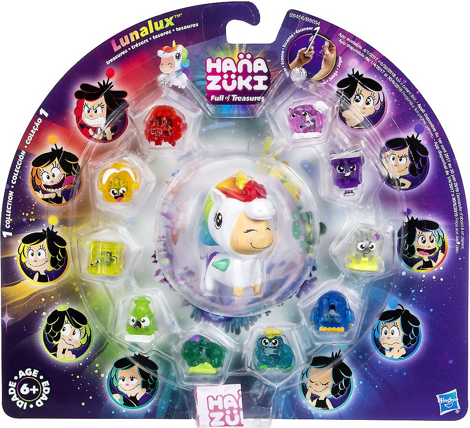Hanazuki Full of Treasures Lunalux Fantasy 10-Pack Hasbro Toys - ToyWiz