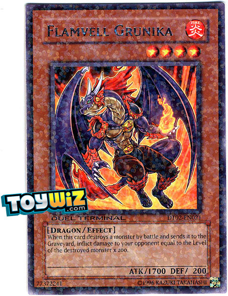 YuGiOh 5Ds Duel Terminal 2 Single Card Parallel Rare Flamvell Grunika ...